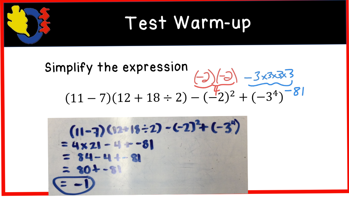 Graphing Linear Equations & Test Review – MTH1W Day 21 - Math Rocks Eh